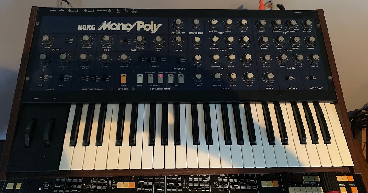MATRIXSYNTH: Korg Mono/Poly Analog Synthesizer w/ Midipoly MIDI Upgrade