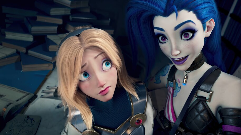 #8.1090, Jinx, Lux, League of Legends, Wild Rift, 4K Wallpaper PC Desktop