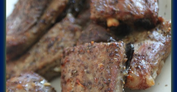 MamaEatsClean: Paleo Lemon Greek Ribs - Easy & Tender