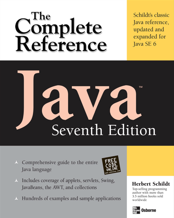 World Of Technology: Java The Complete Reference Seventh Edition by ...