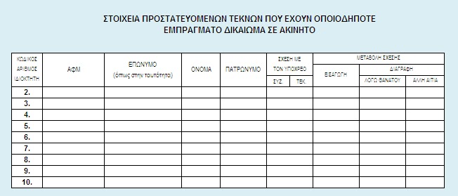 Ε9 Δήλωση Στοιχείων Ακινήτων - elg-V