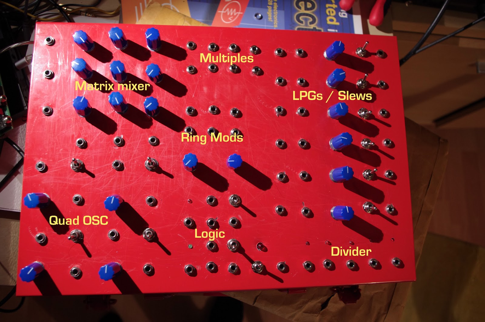 VLK: DIY modular synth panel