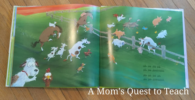 A Mom's Quest to Teach: Book Club: The Farmer's Away! Baa! Neigh!