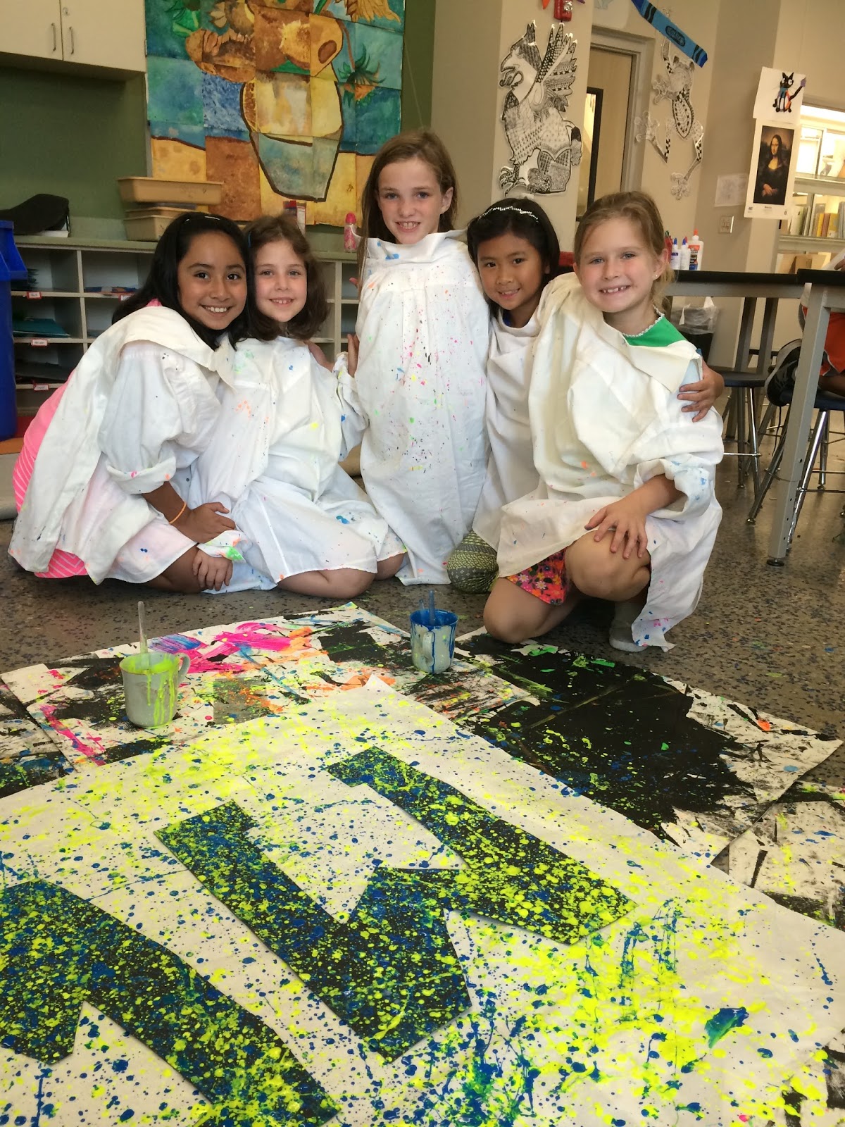 smART Class: Splatter Paint Innitials