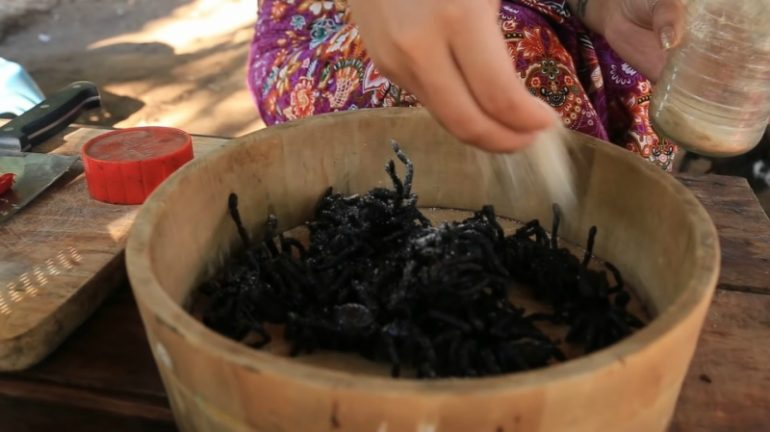 This Cambodian YouTubers eats 'Tarantulas' paired with beer - Where In ...