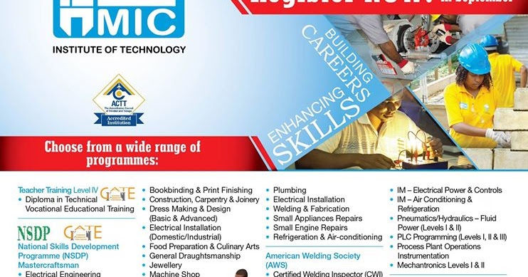 Trinidad's Top 5 : Trinidad's Top 5 - Trade Schools