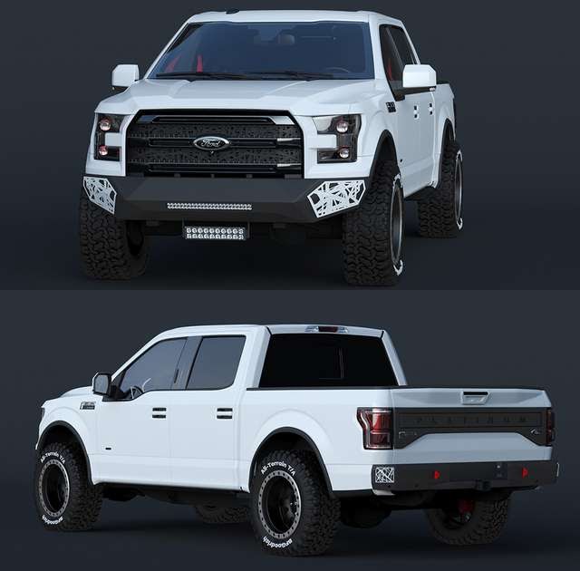 Ford F150 Raptor 3d model download free