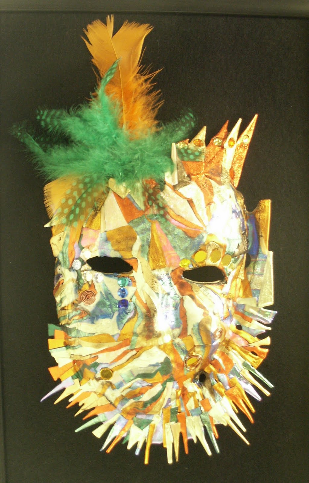 Friendly Plastic with Molten Designs: Friendly Plastic Masks