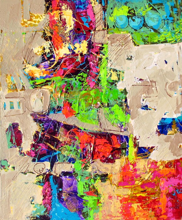 Nancy Standlee Fine Art: Totally Random, updated, 12064, Acrylic ...