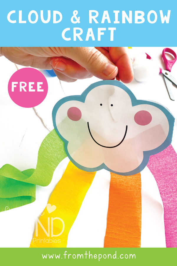 Rainbow Cloud Craft | From the Pond