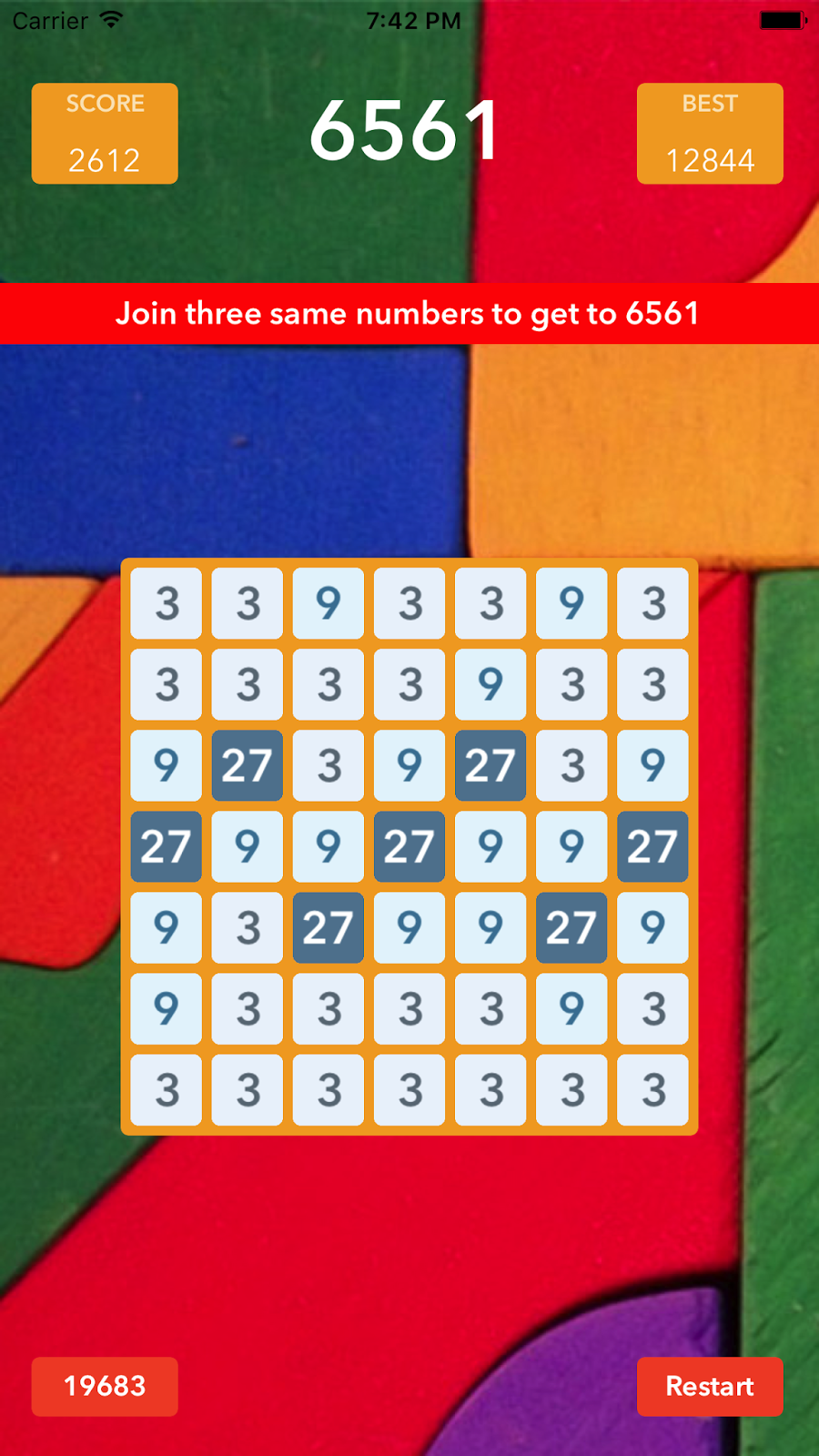 One Billion Apps: 6561 Best Number Puzzle for Geeks app is now available