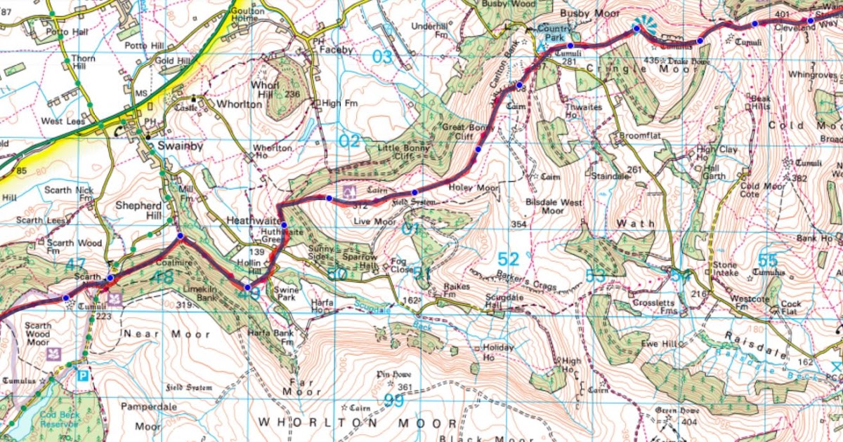 Coast to Coast 2020 - Day 4 (Ingleby Cross to Robin Hood's Bay, 49 ...