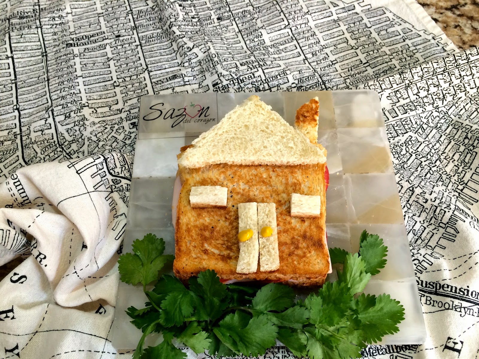 Sazón del corazón: Sandwich de jamón