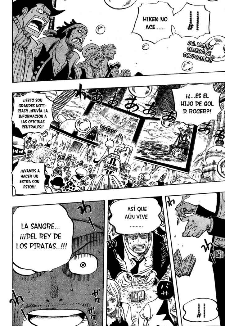 One Piece Manga Capitulo 551. El Yonkou Shirohige ~ ParaisoGrandLine