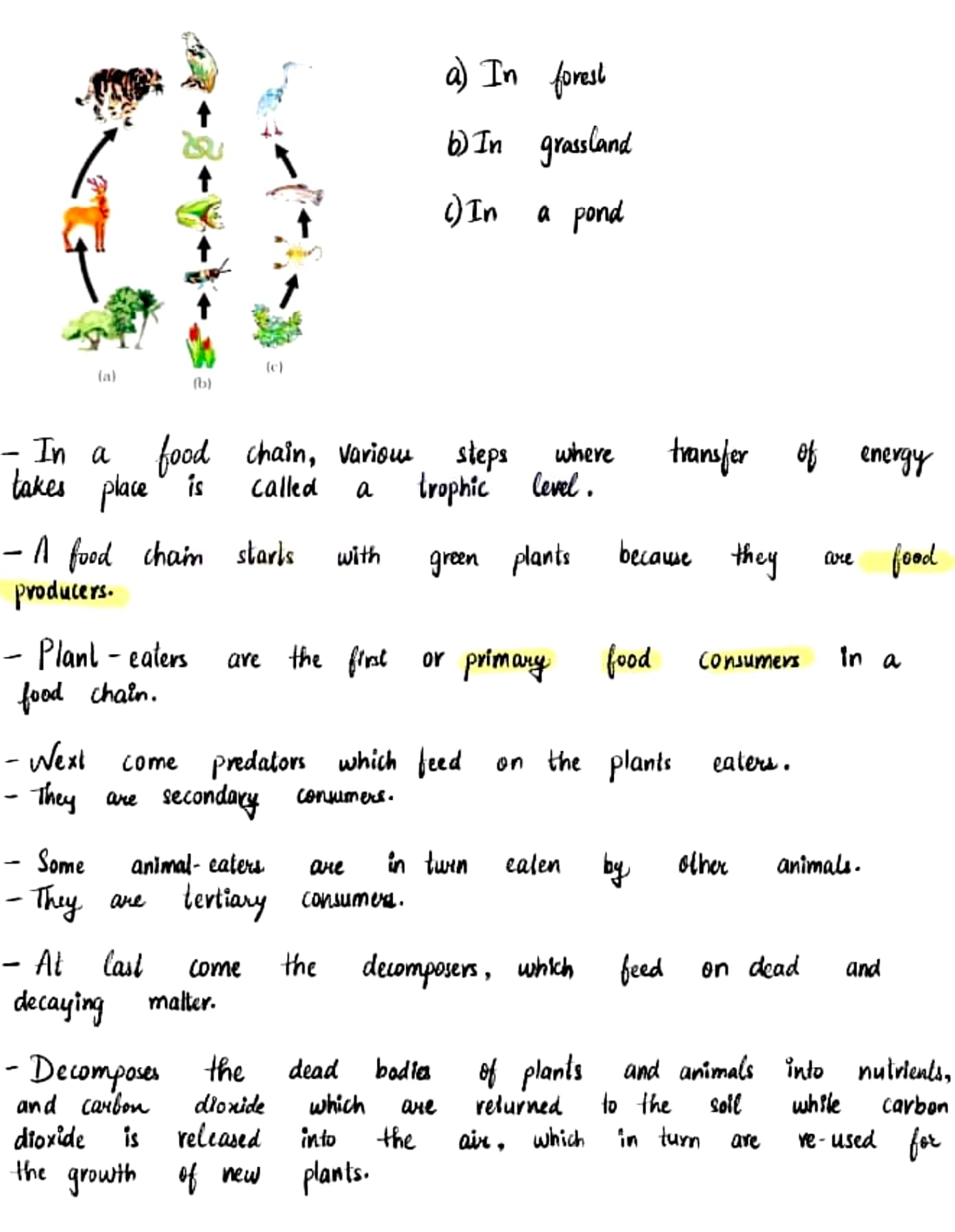 Our environment notes class 10 - Studypur