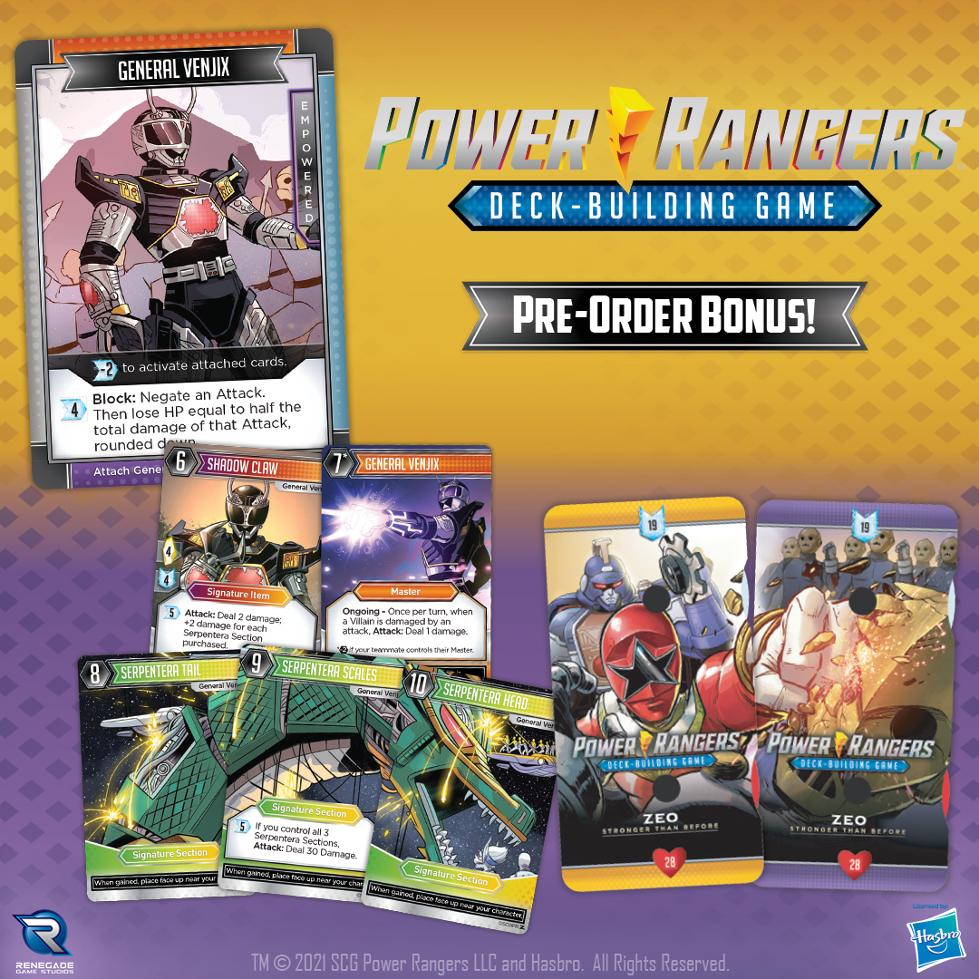 Cardgame de Power Rangers ganhará expansão dedicada a Zeo