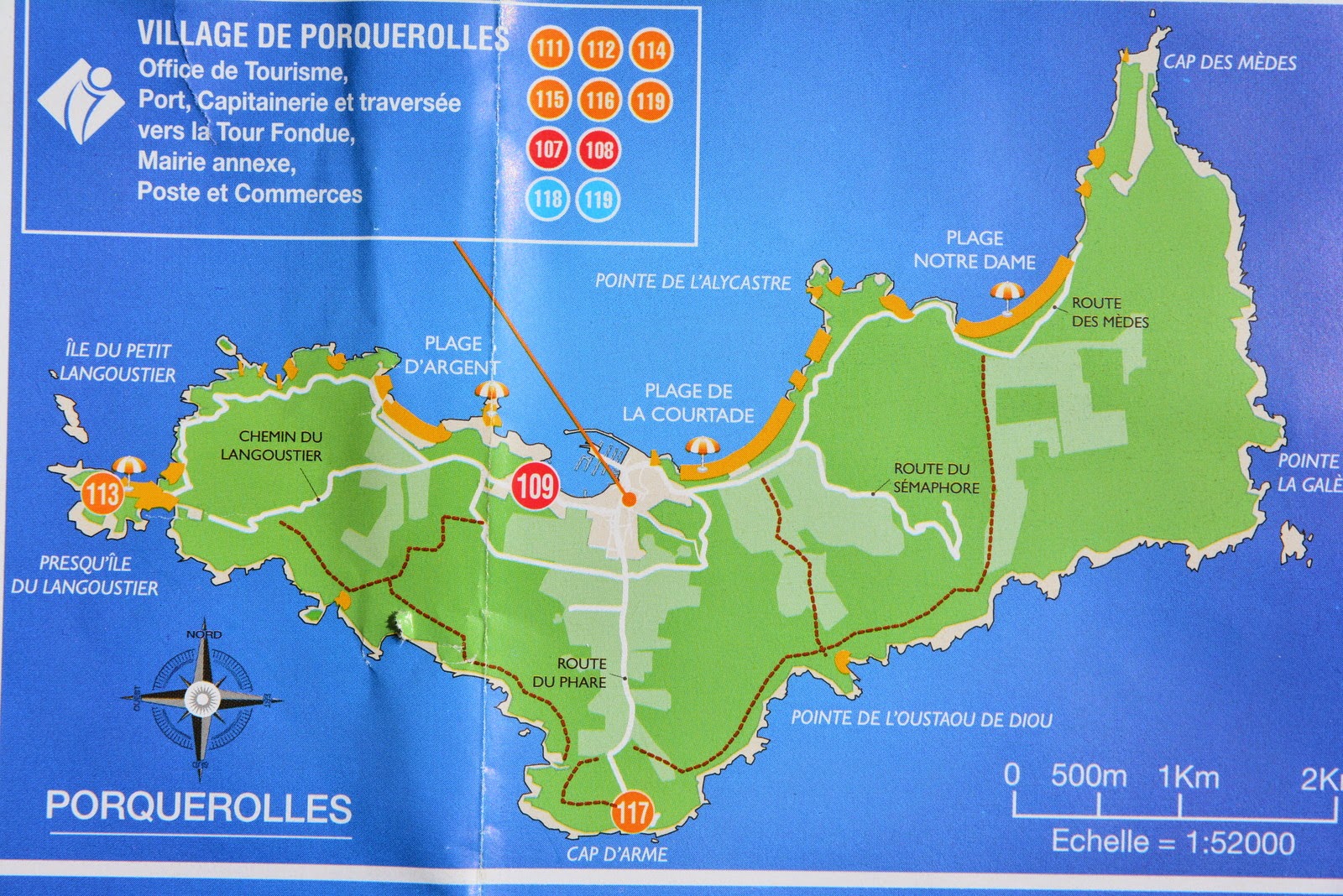 Porquerolles Carte