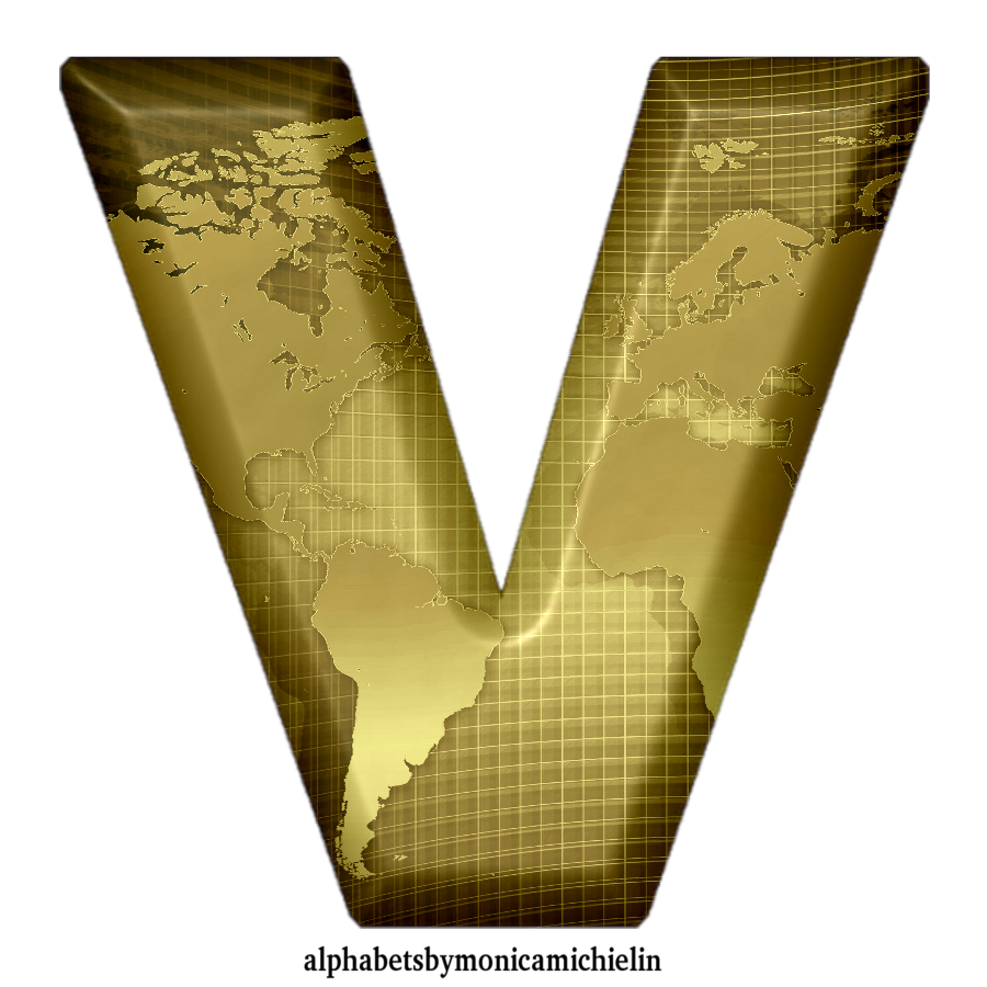 M. Michielin Alphabets: OLD GOLDEN WORLD MAP ALPHABET LETTER PNG ...