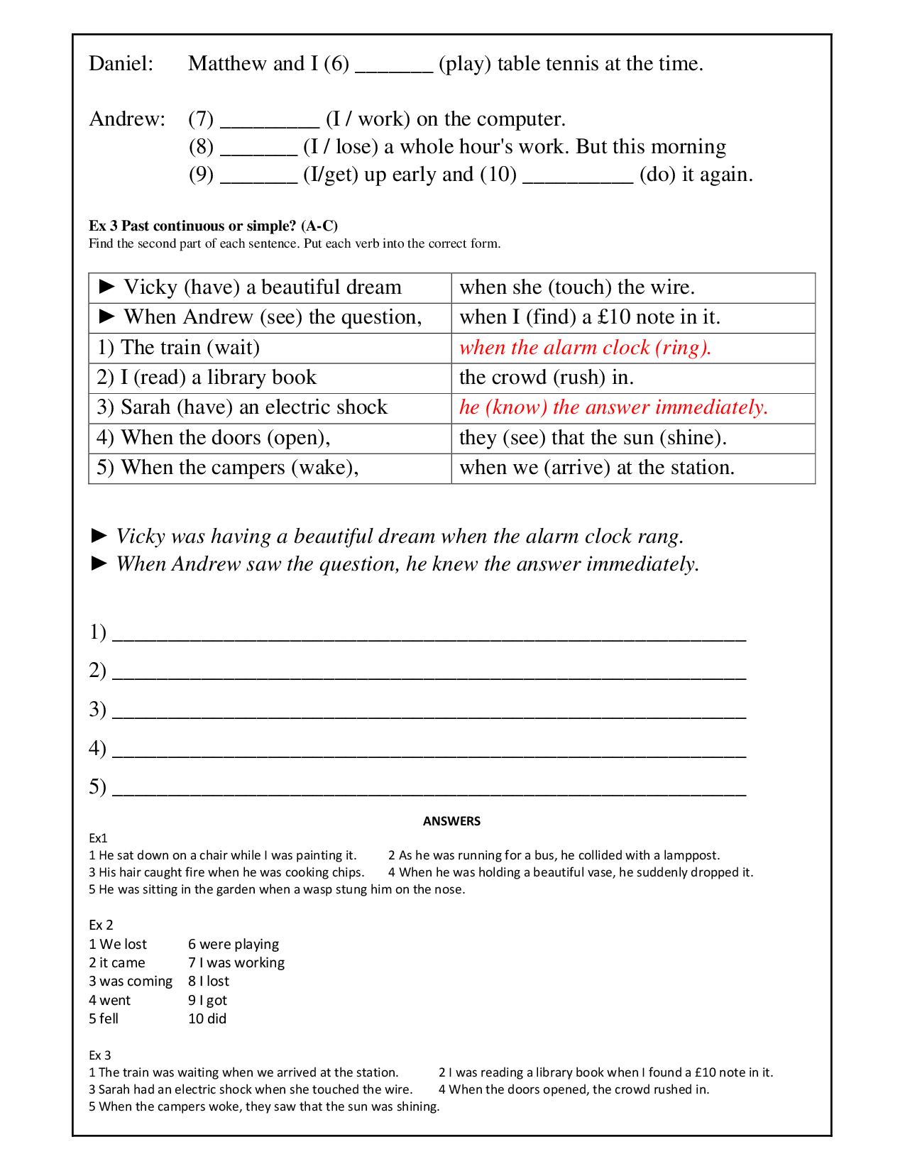 PAST SIMPLE AND PAST CONTINUOUS EXERCISE 1 past-simple-and-past-continuous-exercise-1