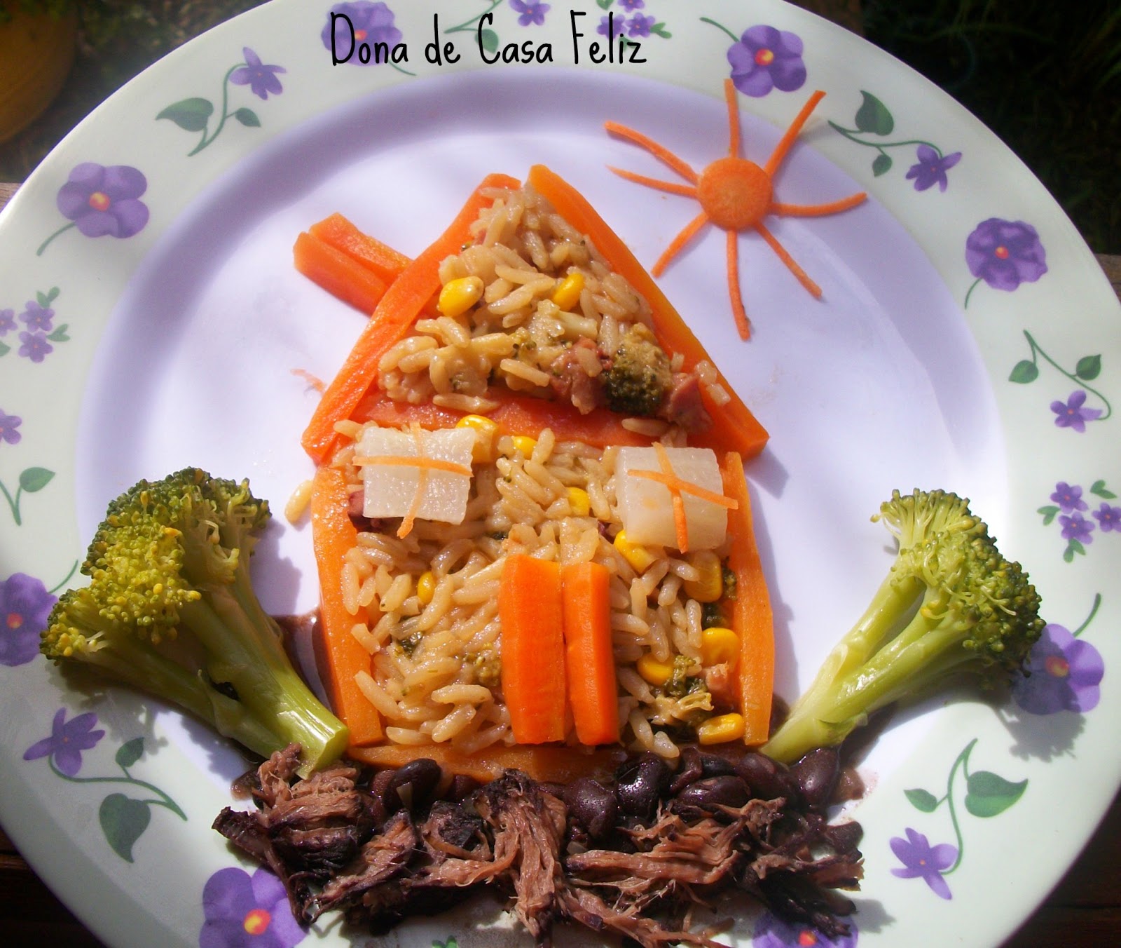 Dona de Casa Feliz: Comida Divertida: Casinha!