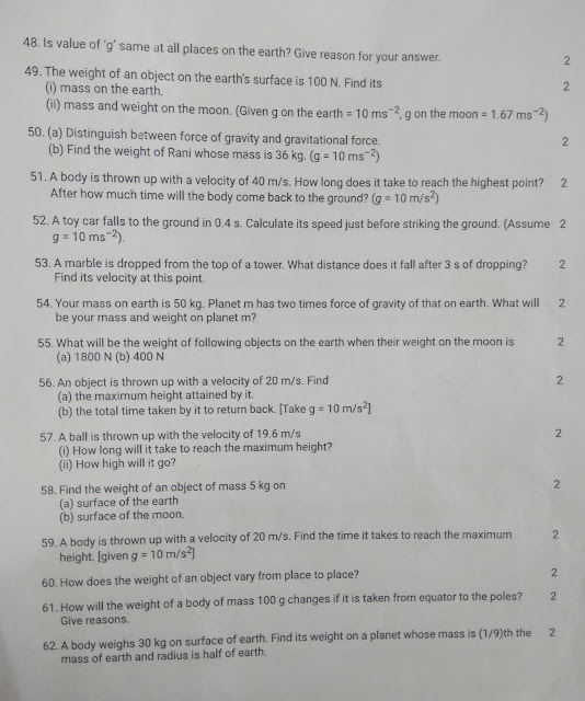 APS, Golconda | Priyanka Gupta: class 9 / PHYSICS / GRAVITATION ...