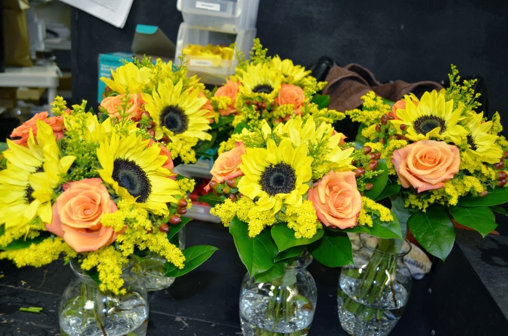 An October Flower Shop Scene