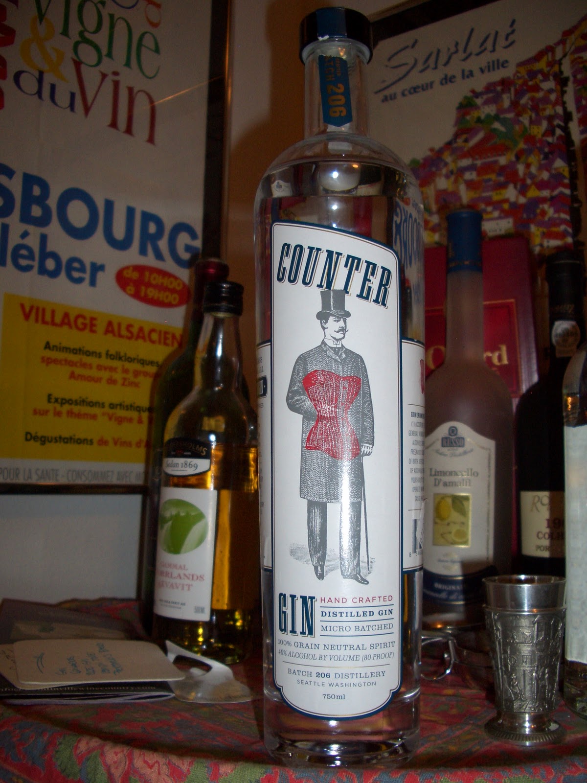 Liqueurs and Liquors in Washington: Counter Gin, Batch 206 - trying to ...