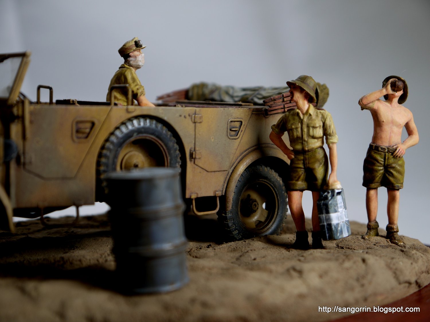 Sangorrin: Tamiya German Steyr Type 1500A/01 making