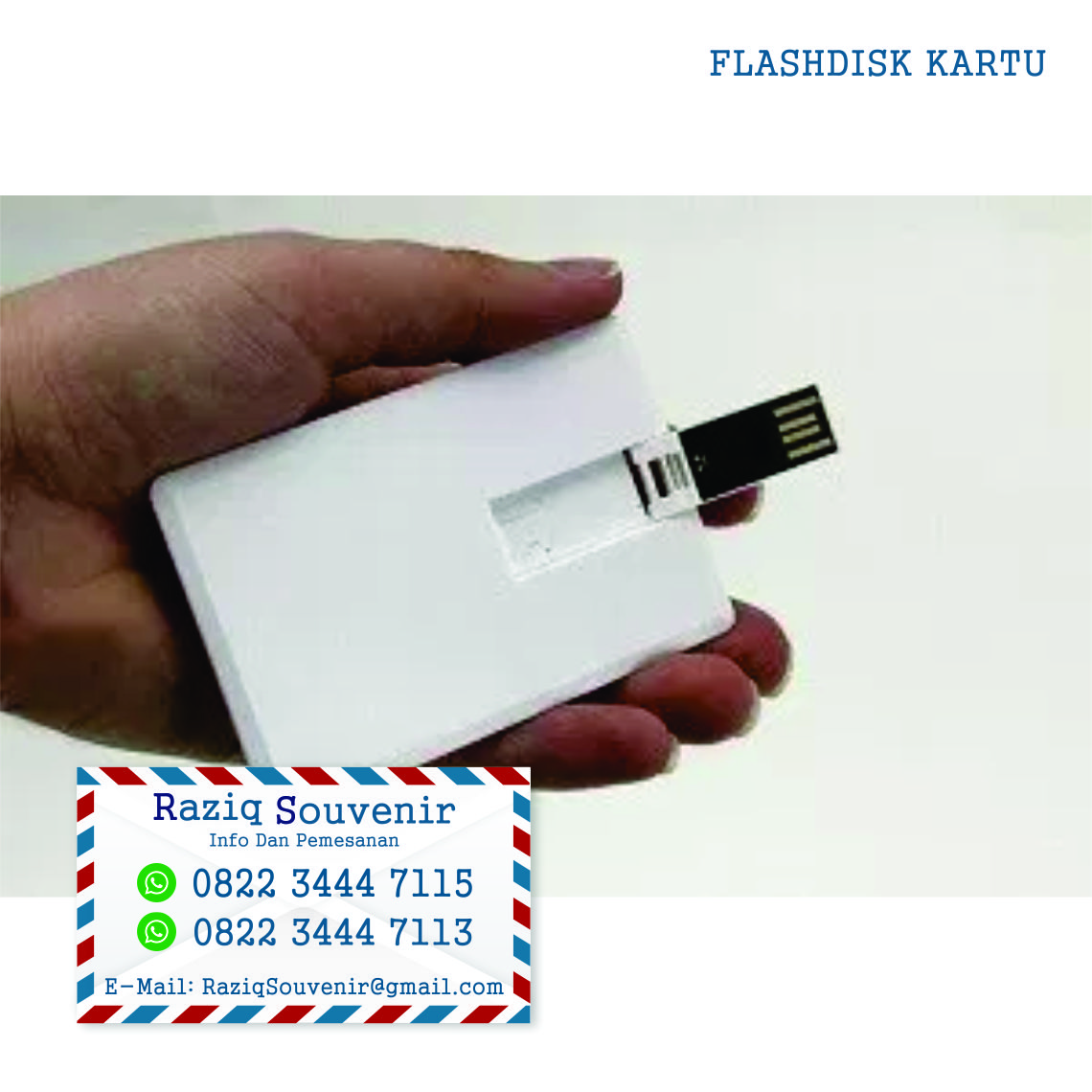 FLASHDISK KARTU USB CARD ~ Raziq Souvenir