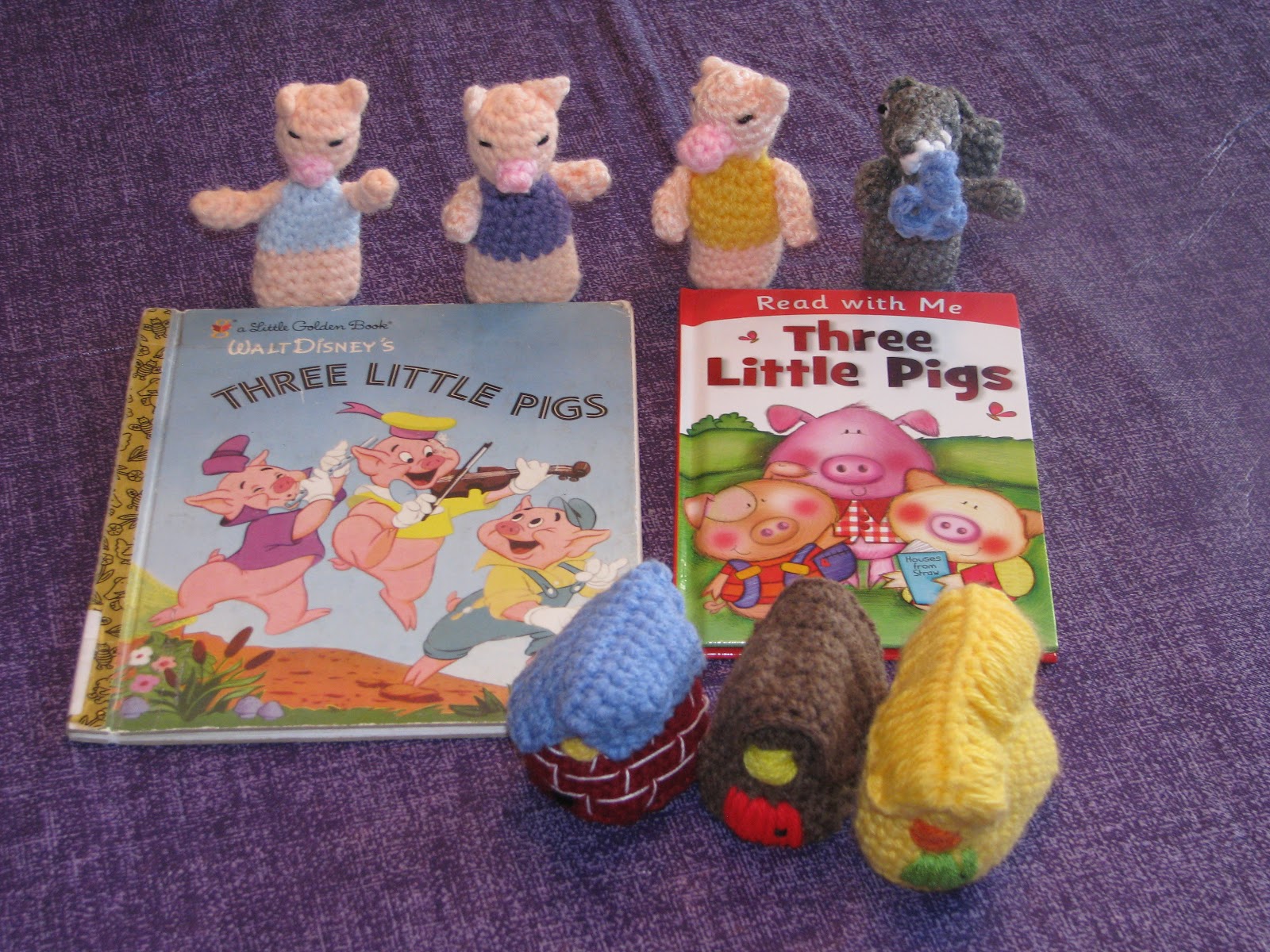 Craft Attic Resources: Three Little Pigs Finger Puppets