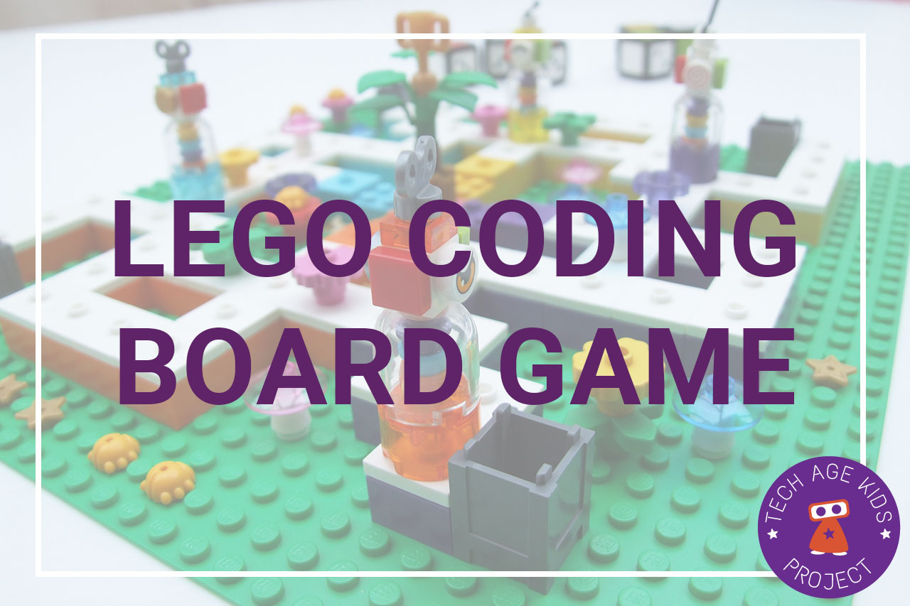 We made a LEGO Coding Board Game | Tech Age Kids | Technology for Children