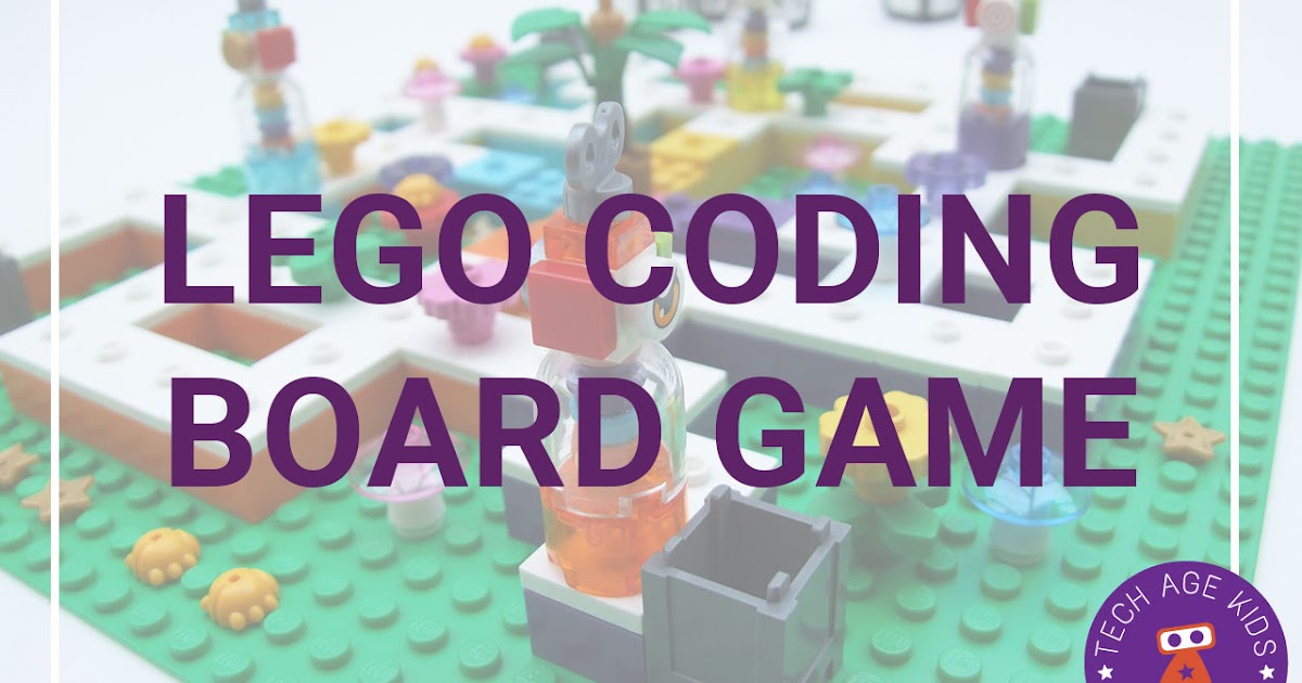 We made a LEGO Coding Board Game | Tech Age Kids | Technology for Children