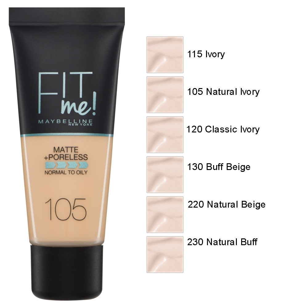Review:: Maybelline Fit Me! Matte + Poreless Foundation - Troya's Land