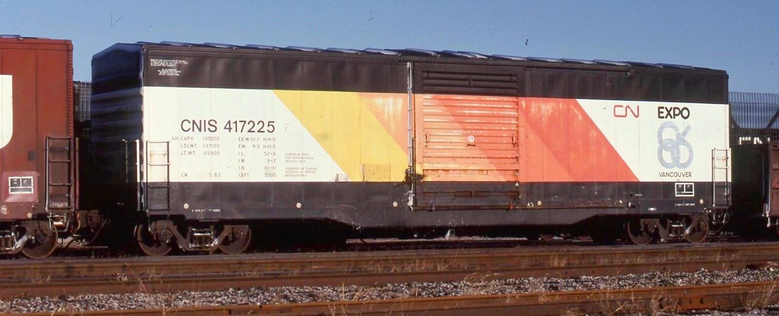 Trackside Treasure: CN Expo 86 Boxcars