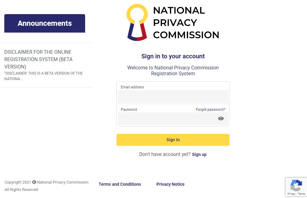 How to Register to the eRehistro System of the National Privacy ...