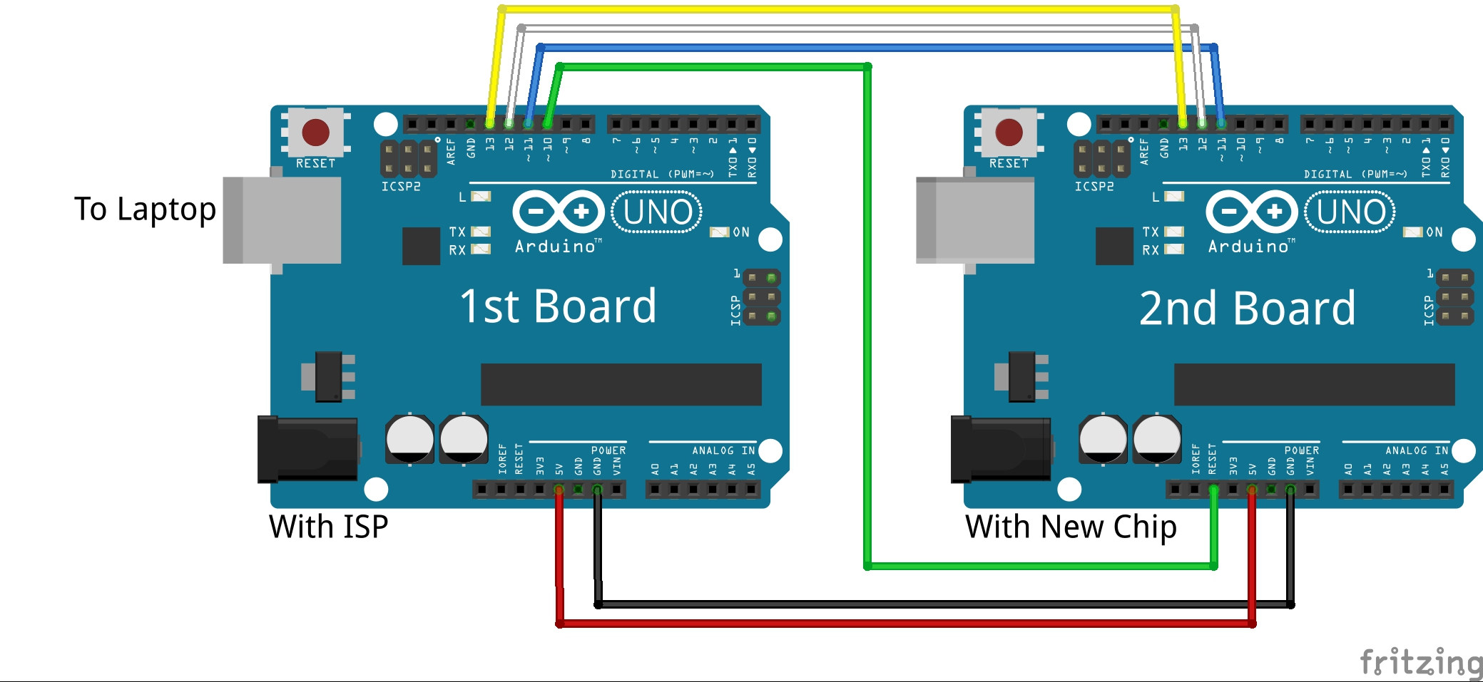 How To Bootload Atmega328p Using Two Arduino Uno Ardu