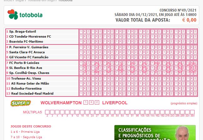 MÚLTIPLAS BASEADAS NO TOTOBOLA: 2021