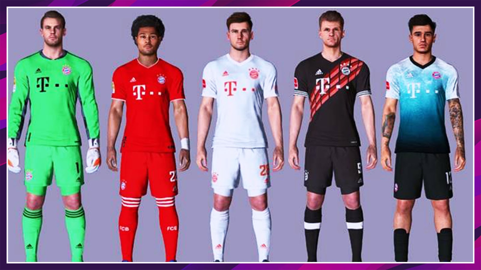 [ PES 2017 ] Bayern München Leaked Kits 2020-2021 Download & Install on PC
