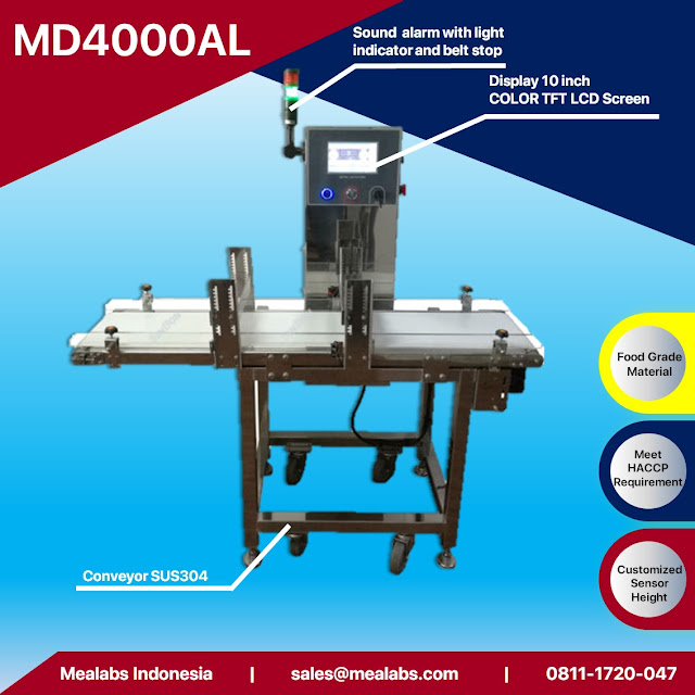 Metal Detector Kemasan Aluminium | Mealabs Metal Detector Indonesia