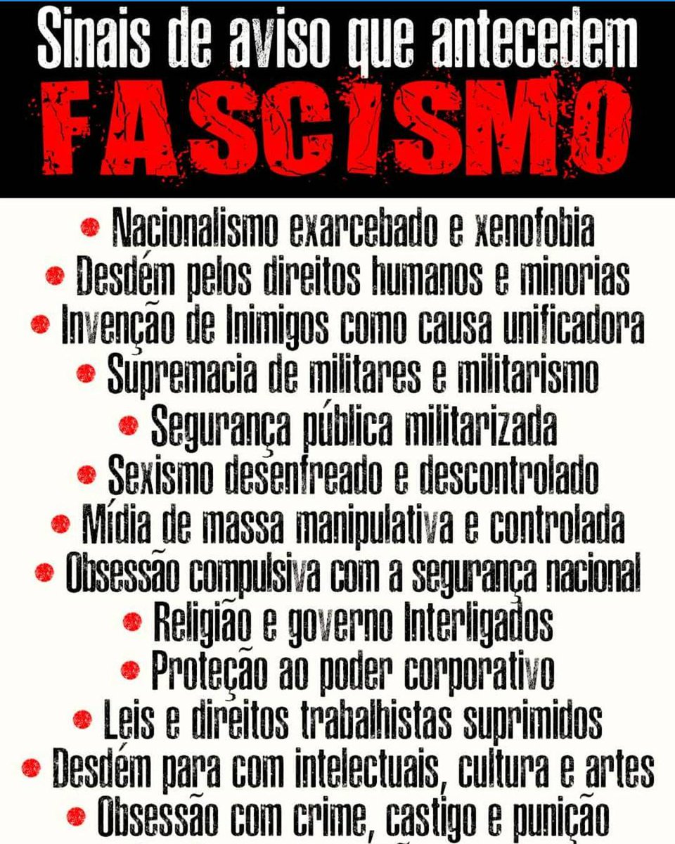 Professor Wladimir Geografia Sinais Que Antecedem O Fascismo