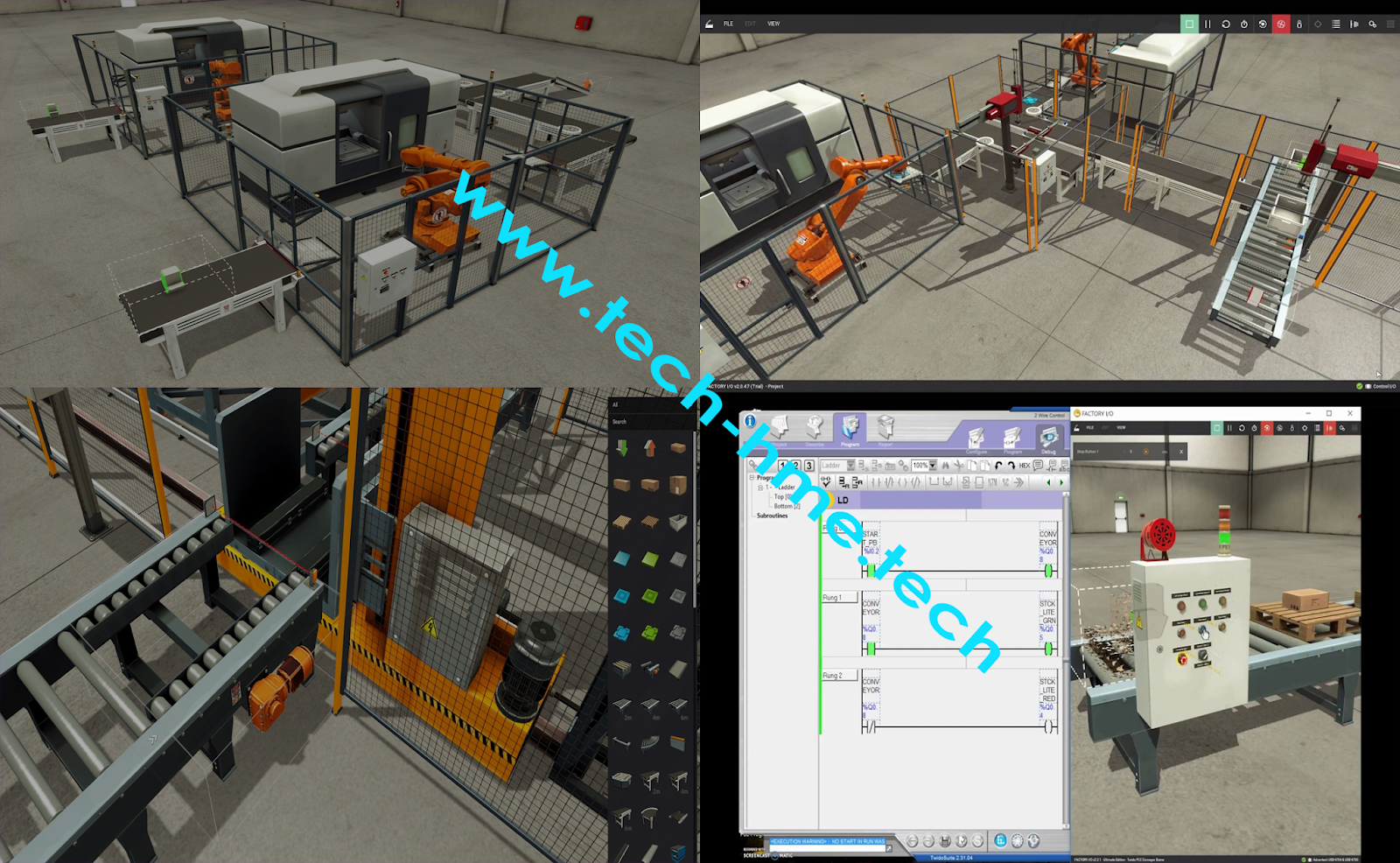 تنزيل Factory I / O 3D PLC Simulator مجانًا