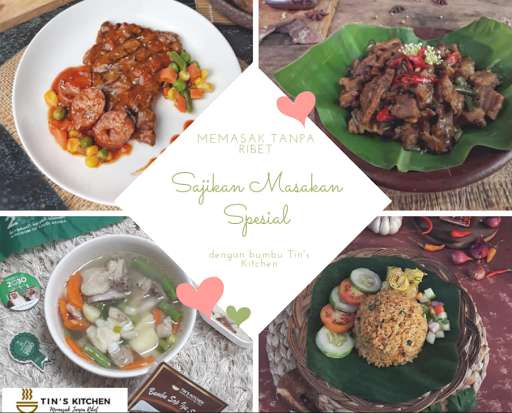 BUMBU DAPUR INSTAN TIN'S KITCHEN LAYAK KONSUMSI