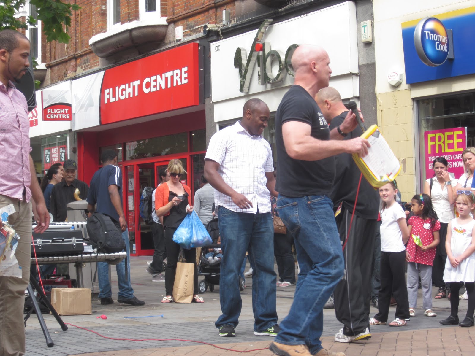 The Strongman Show: Croydon London on the Streets