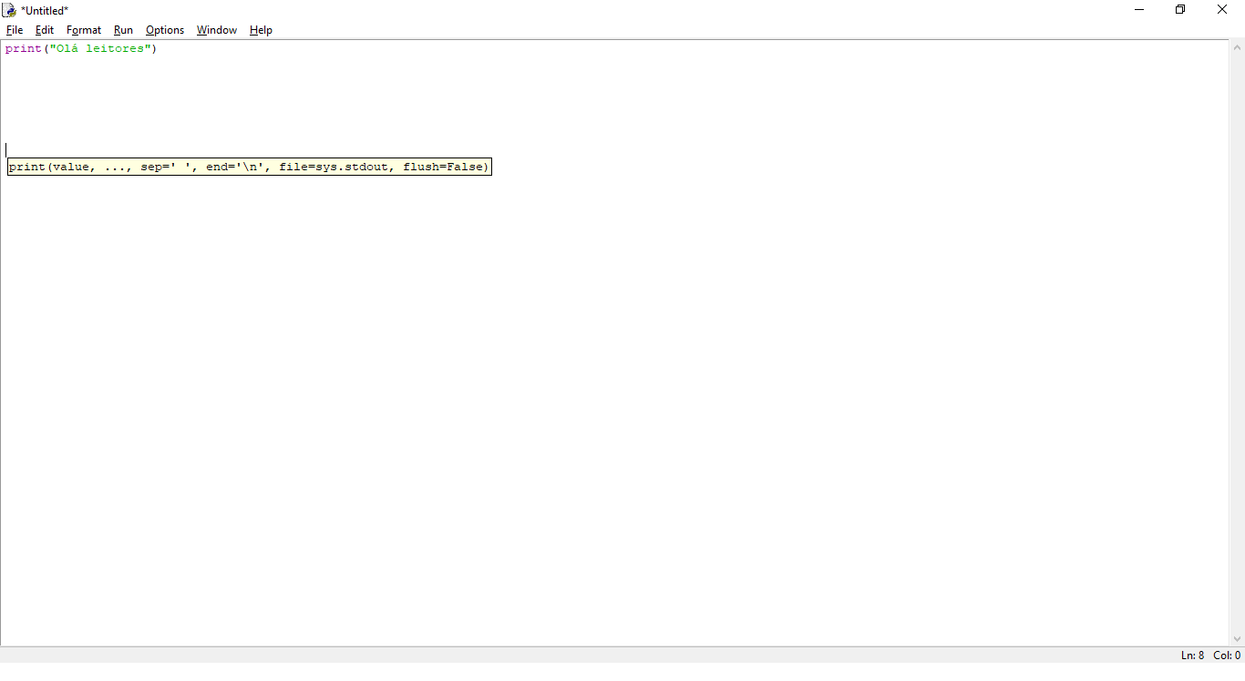 Forja Python: Como usar a função print do python. Forja Python: Como usar a função print do python.