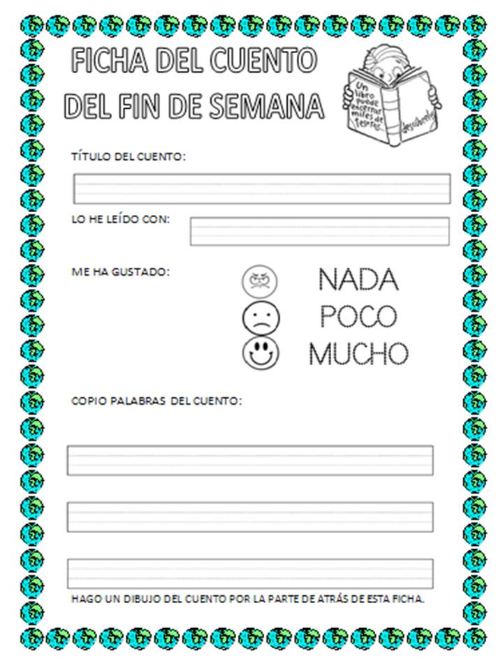 FICHA DEL CUENTO DEL FIN DE SEMANA