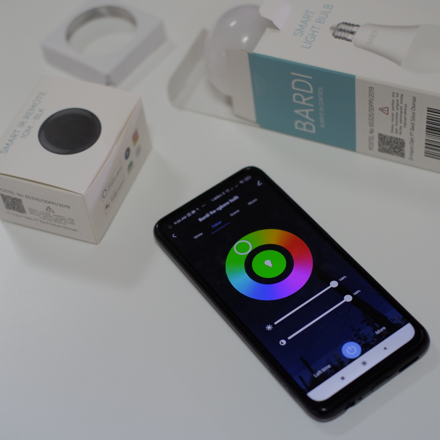Review Bardi Smart Light 9W RGBWW dan Bardi IR Remote - Blog Ardian Kusuma