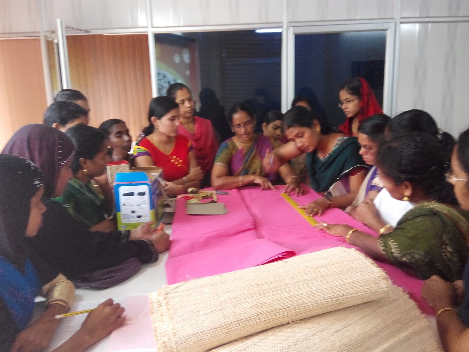Eco Green Unit Banana Fibre Craft Training For Women Groups