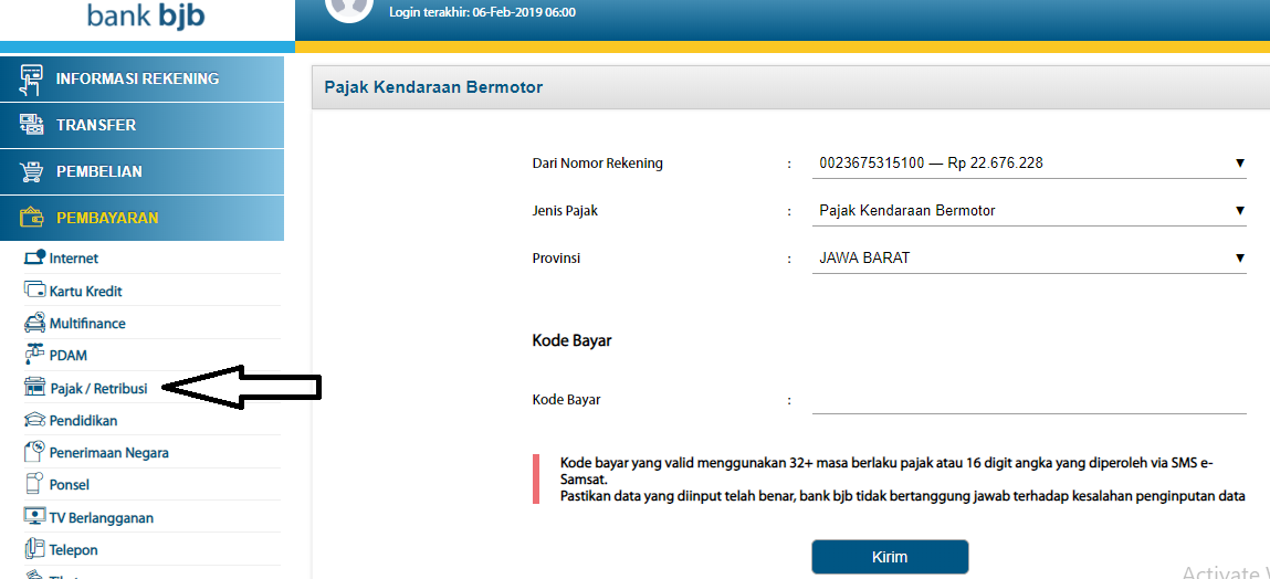 Pengalaman Bayar Pajak Kendaraan Bermotor Dengan BJB Net - LINTAS PENA