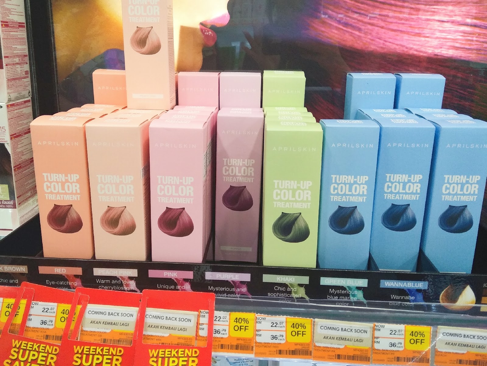 April Skin Turn Up Hair Treatment in Wanna Blue Review | voguelyvivien