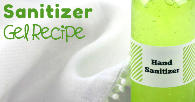 Homemade Hand Sanitizer Recipe - Messy Little Monster